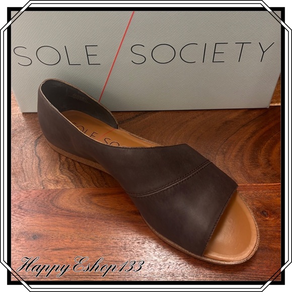 Sole Society | Shoes | Sole Society Colvan Chocolate Anzio Leather Sandals | Poshmark